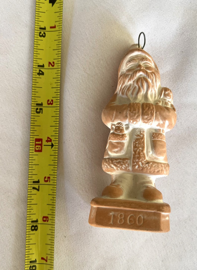 Vintage RARE Santa Terracotta Statue Figurine - Etsy
