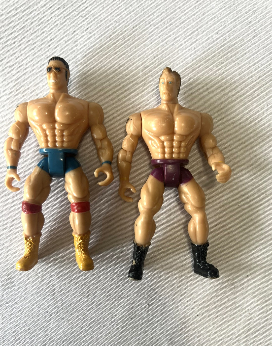 Vintage Wrestlers Wrestling Muscle Men Action Figures Toys Set of 2 - Etsy