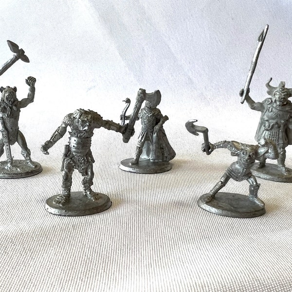 Metal Dungeons and Dragons Miniatures - Etsy