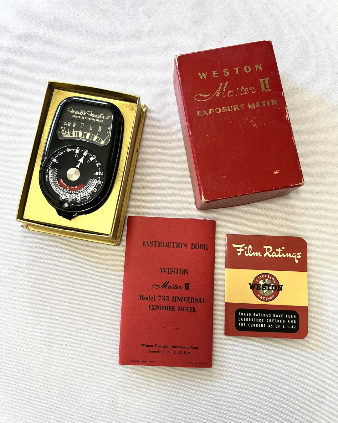 Vintage Weston Master 2 Exposure Meter Photo Light Meter Photography ...