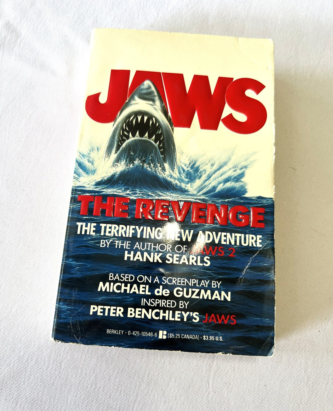Vintage 1987 Jaws the Revenge by Hank Searls Paperback Novel - Etsy