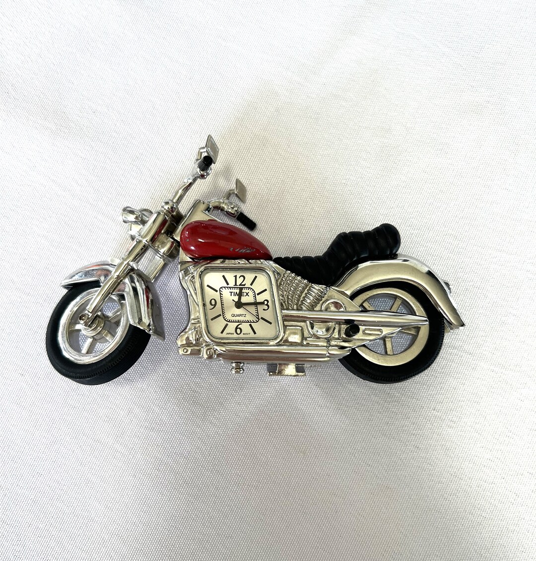 Vintage Timex Motorcycle Harley Style Metal Desk Clock - Etsy
