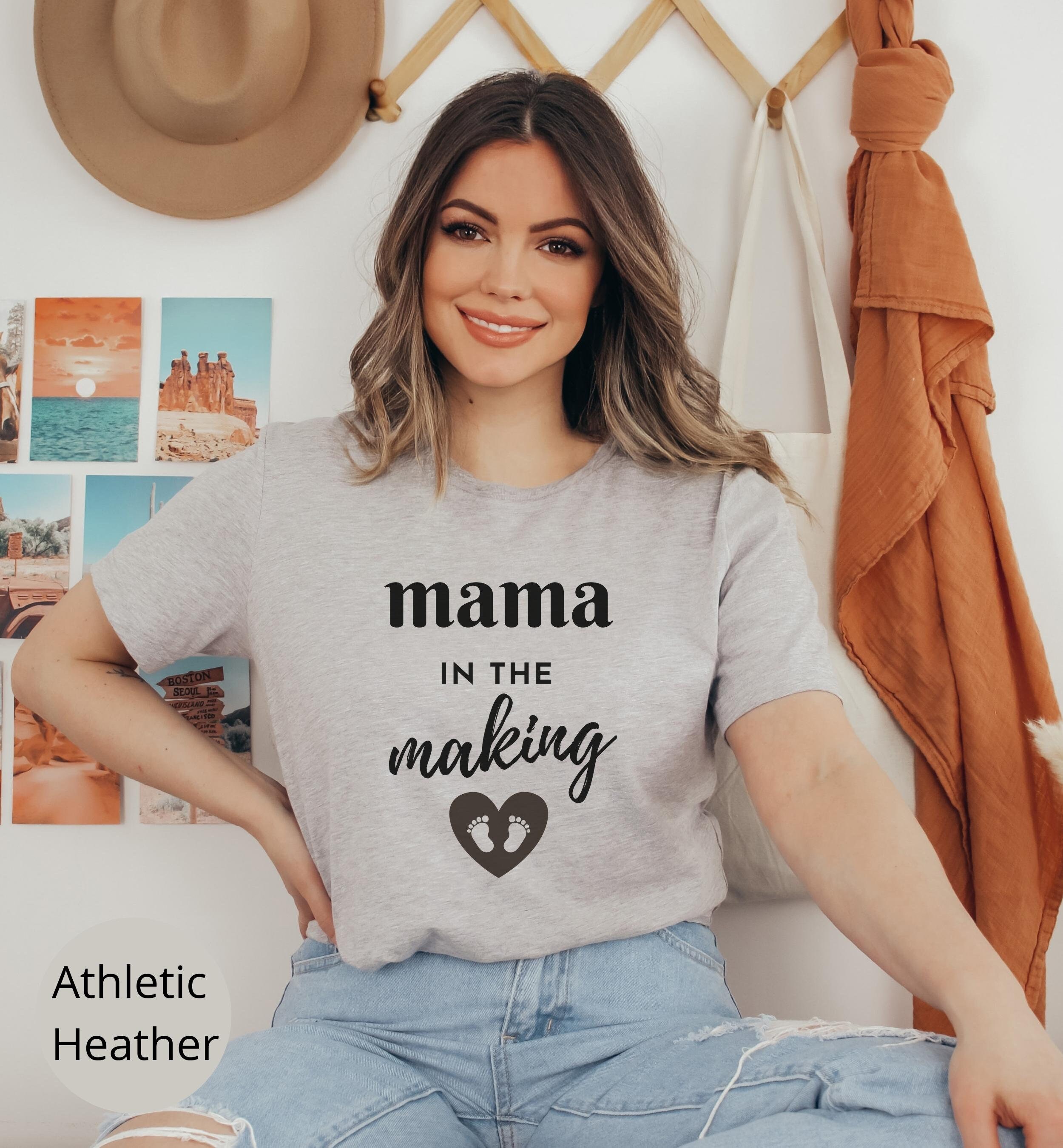 Pregnancy Announcement Shirt, Maternity Shirt, Expecting Mom Tee, Mommy ...