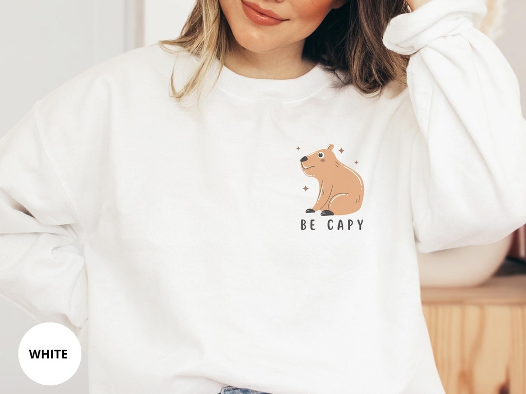 Capybara Sweatshirt, Funny Capybara Shirt, Capybara Gifts, Capybaras ...