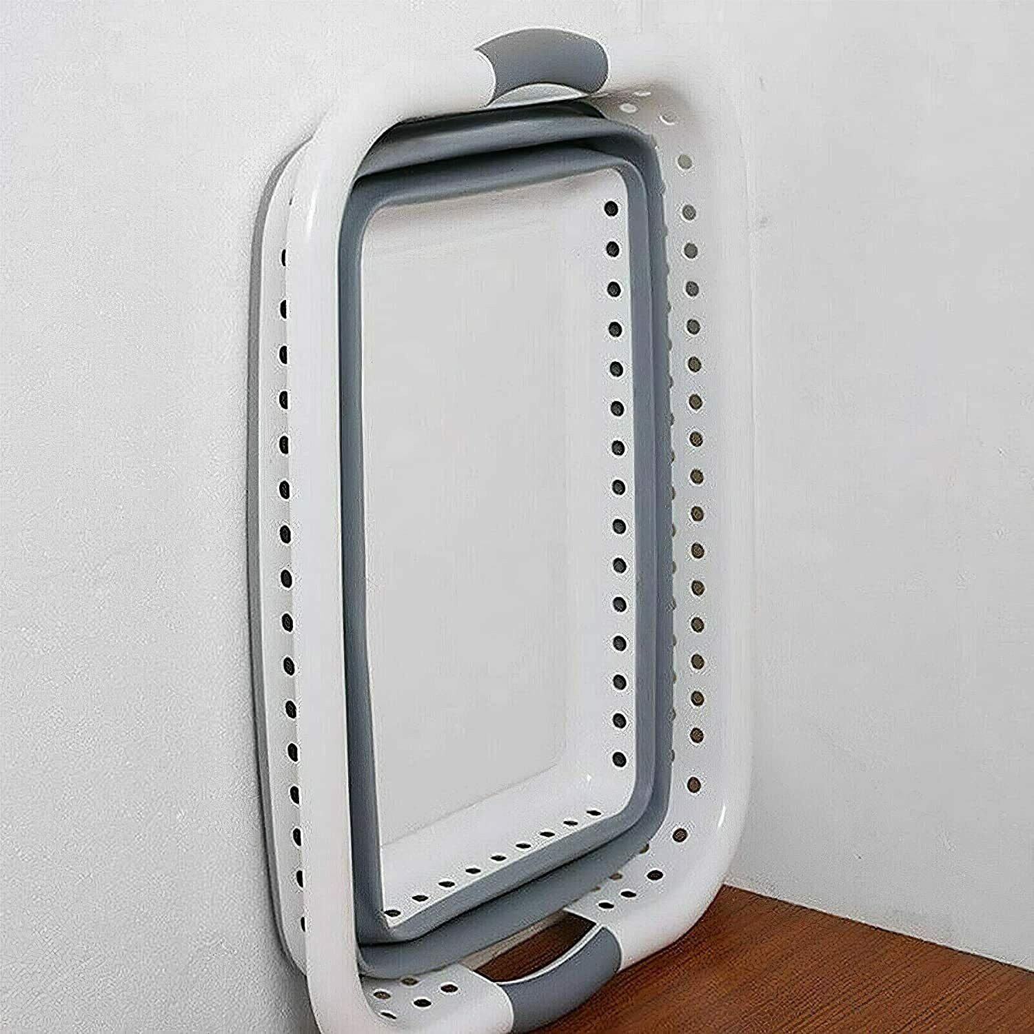 Collapsible Laundry Basket 67L Home Kitchen Storage Foldable Clothes ...