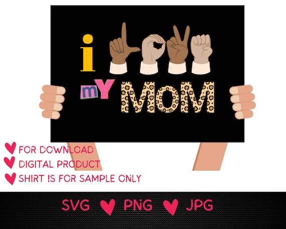 Mommy Sign Language Letter ASL Alphabet Charts Preschool Mom