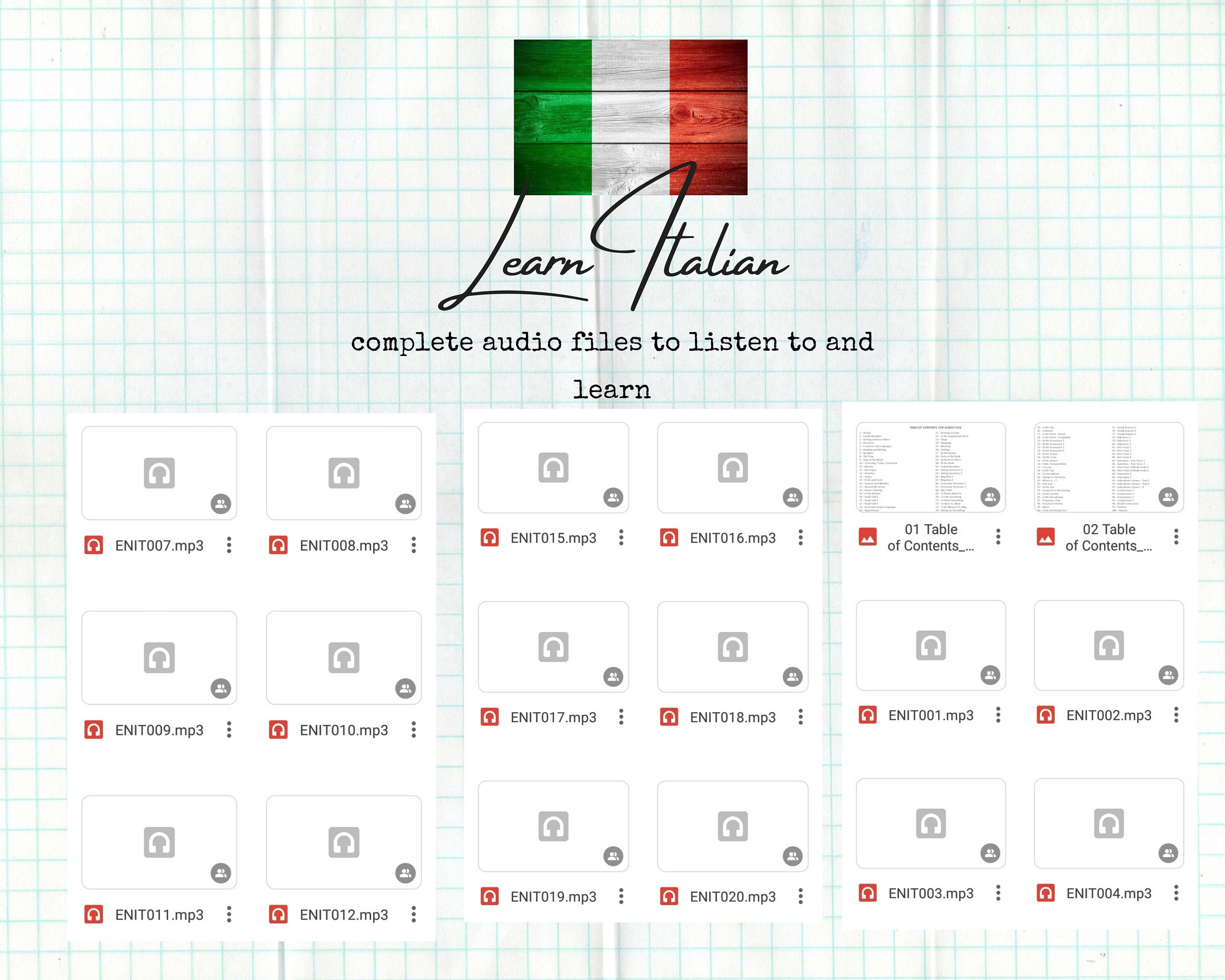 Italian Language Learning Materials Compilation,guides in Writing ...