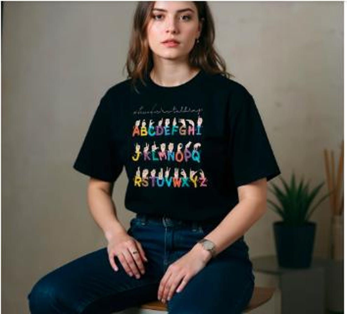 ASL Hand Symbols and Letters Sign Language Svg Shirt Print ASL Letters ...