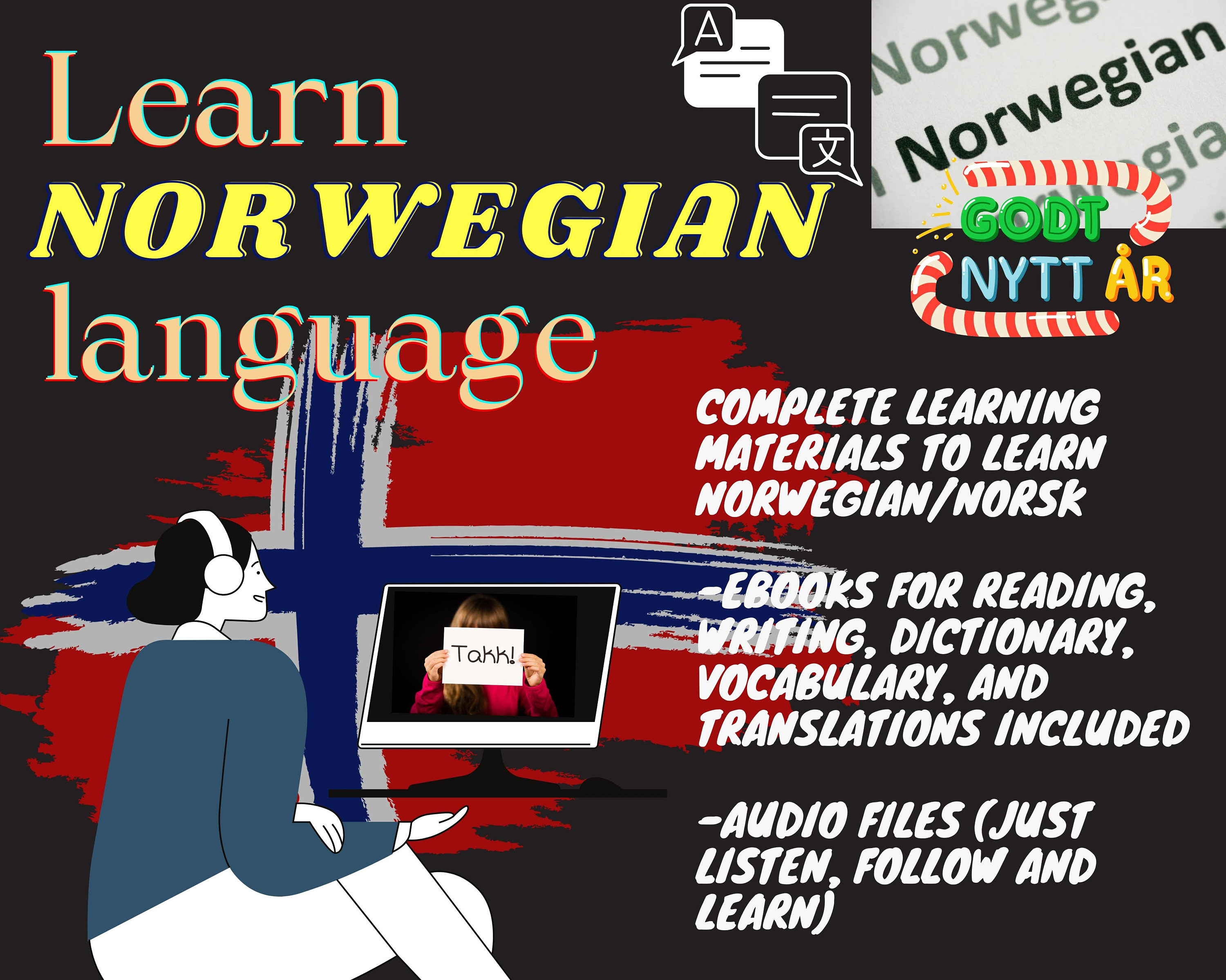 NORWEGIAN/NORWAY LANGUAGE Learning Materials Compilation of Ebooks ...