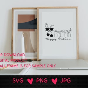 Happy Easter Sign Language Svg Printable Greetings in Sign Language ...