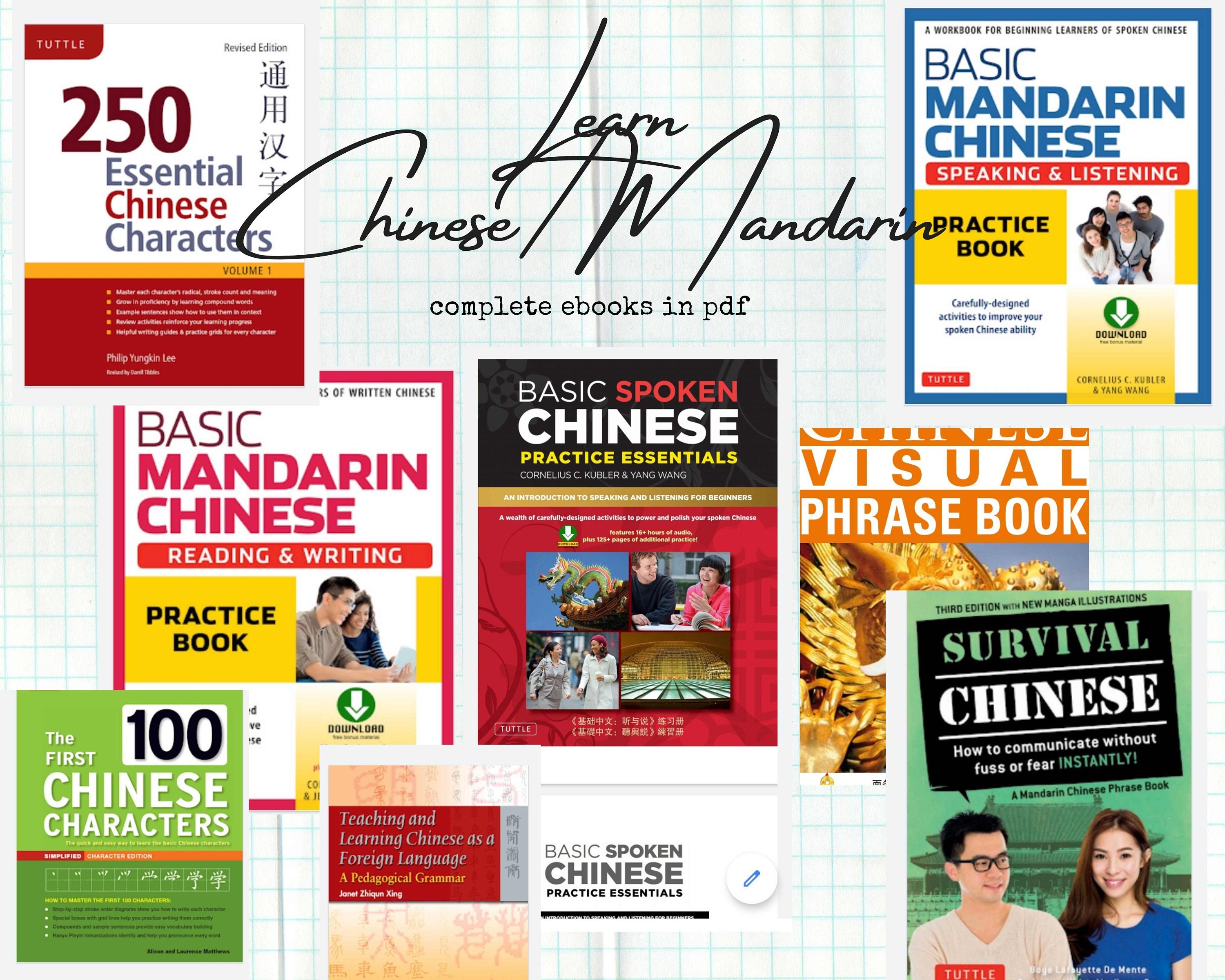 CHINESE LANGUAGE Learning Materials Compilation of Ebooks,instructions ...
