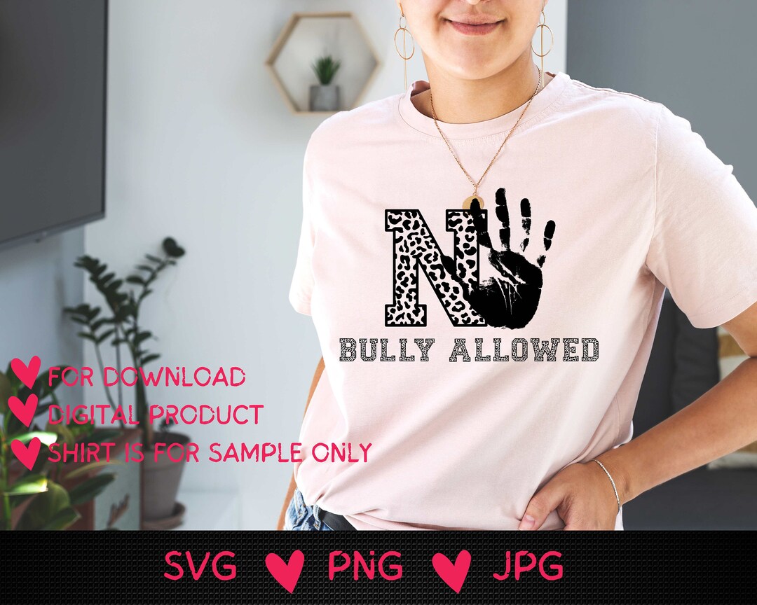 No to Bullying No Bully Allowed Bullying Awareness Stop Bullying Avoid ...