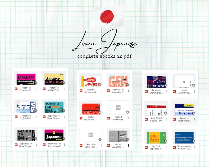 JAPANESE LANGUAGE Learning Materials Compilation of Ebooks and ...