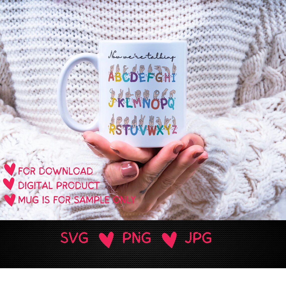 ASL Hand Symbols and Letters Sign Language Svg Shirt Print ASL Letters ...