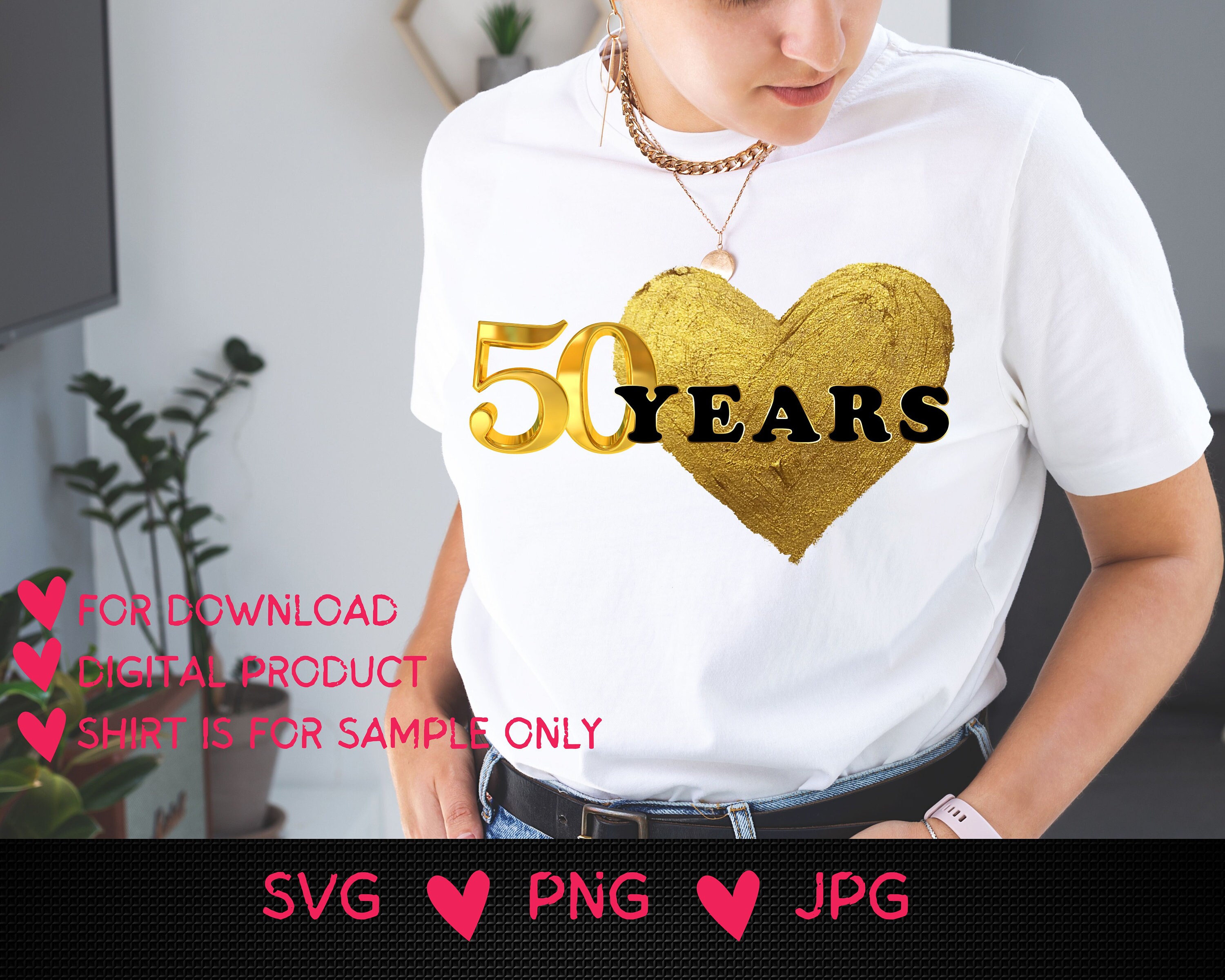 50 Years Anniversary Golden Anniversary 50 Years Marriage Golden 50 ...