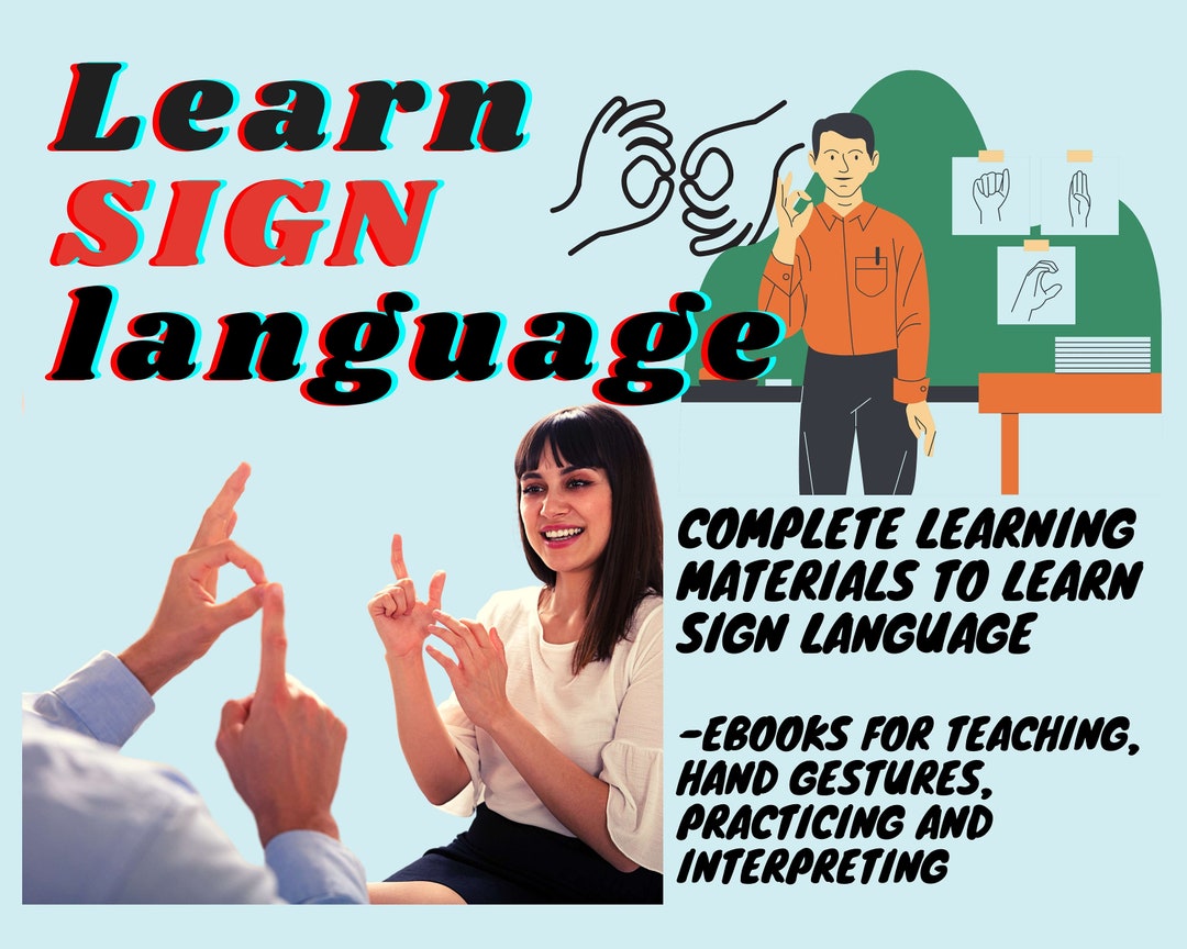 SIGN Language Learning Materials Compilation,guides in Teaching ...