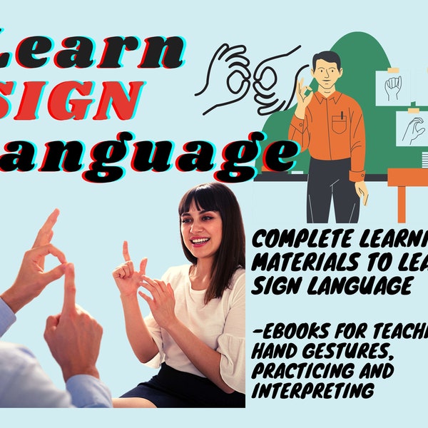 Sign Language - Etsy