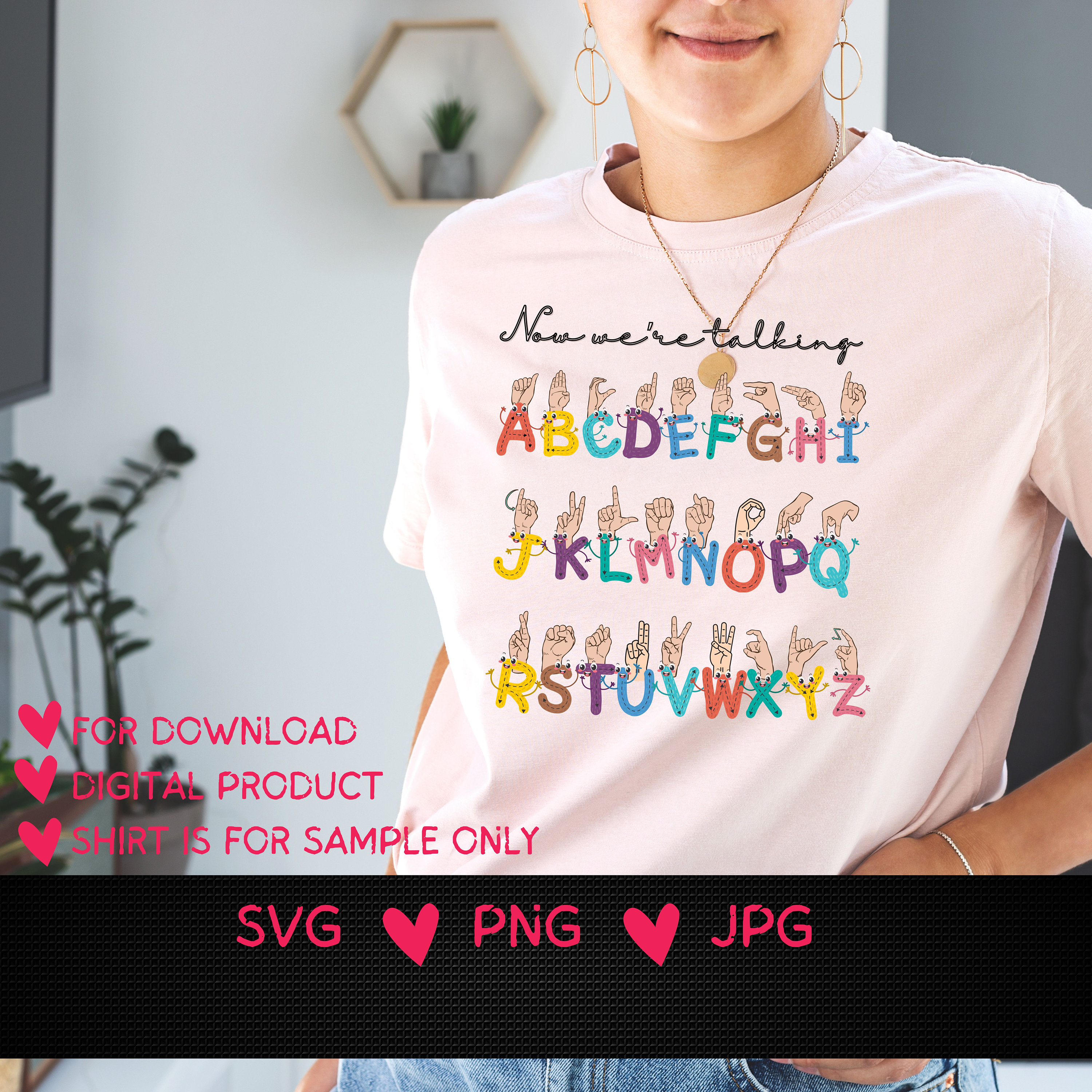 ASL Hand Symbols and Letters Sign Language Svg Shirt Print ASL Letters ...