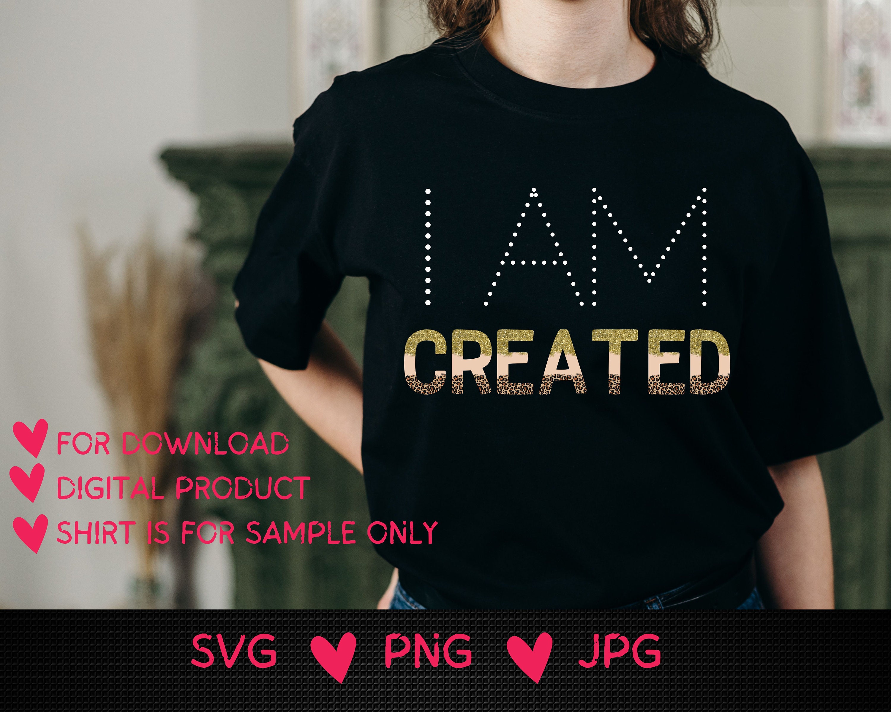 I Am Created Svg Creationist God is My Creator Genesis Creation I ...