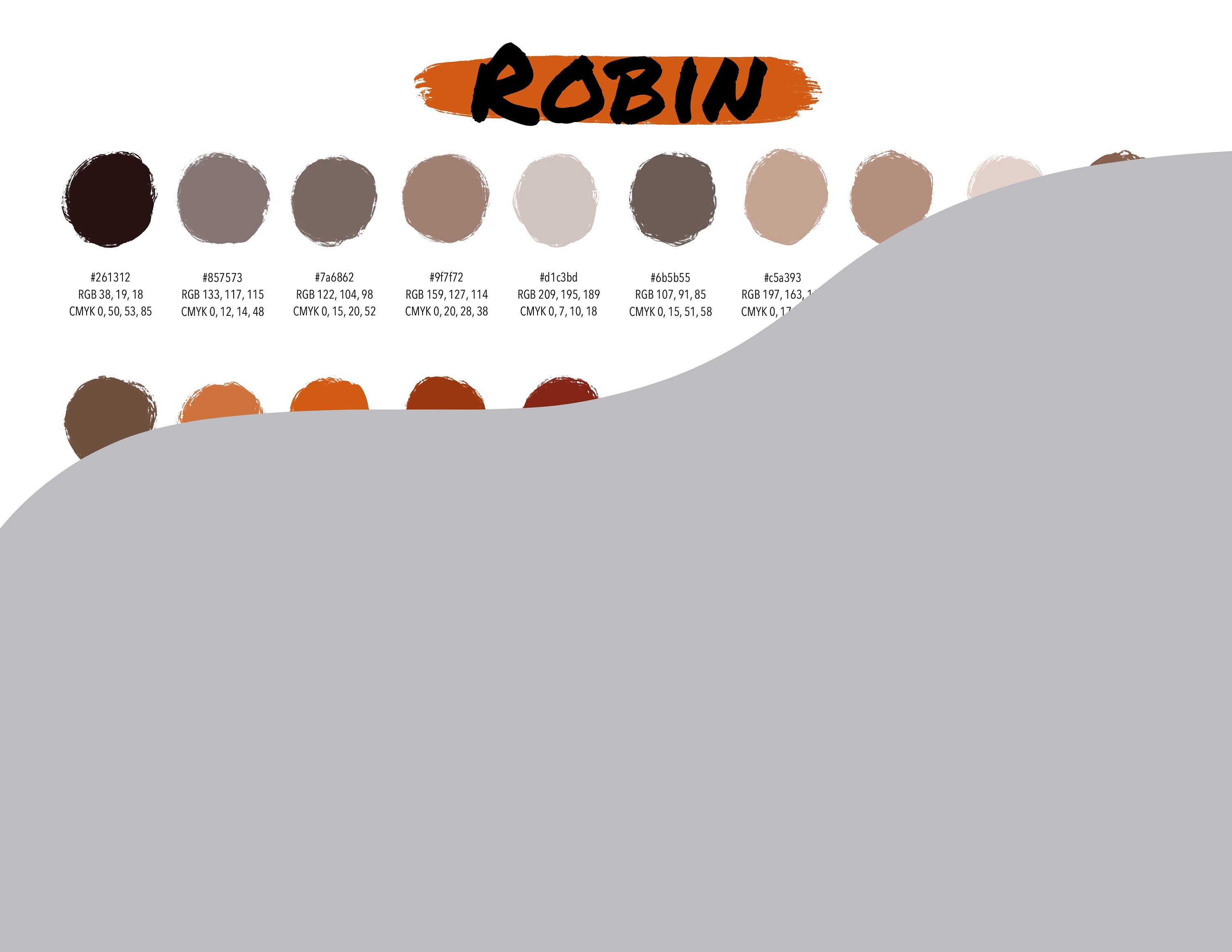 Procreate Color Palette | Robin | Instant Download | Digital File ...