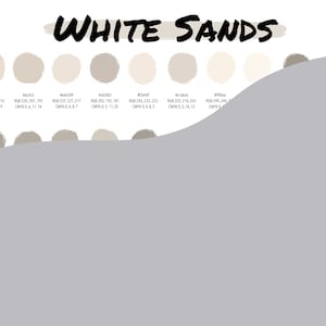 Procreate Color Palette | White Sands | Instant Download | Digital File ...