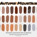 Procreate Color Palette Bundle 4 Palettes Autumn Instant Download ...