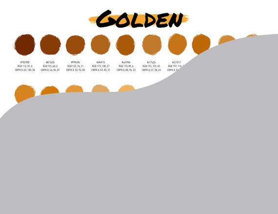 Código De Color Dorado Cmyk