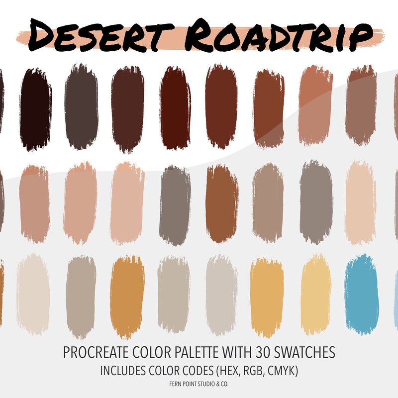Desert Color Palette - Etsy