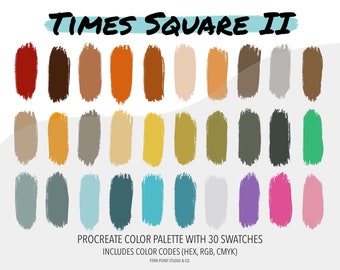 Procreate Color Palette Purple Grapes Instant Download Digital File ...