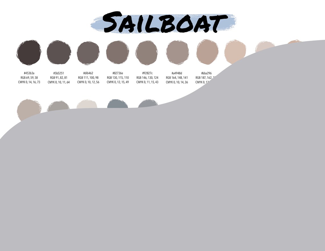 Procreate Color Palette | Sailboat | Instant Download | Digital File ...