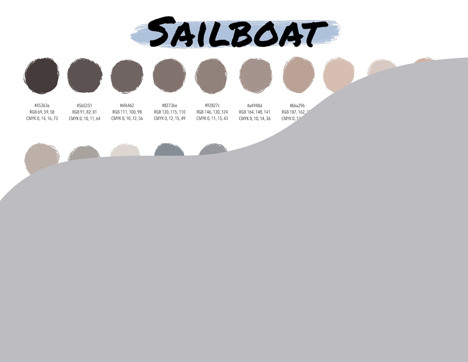 Procreate Color Palette | Sailboat | Instant Download | Digital File ...
