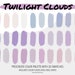 Procreate Color Palette | Twilight Clouds | Instant Download | Digital ...