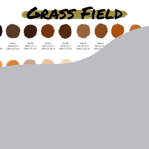 Procreate Color Palette | Grass Field | Instant Download | Digital File ...