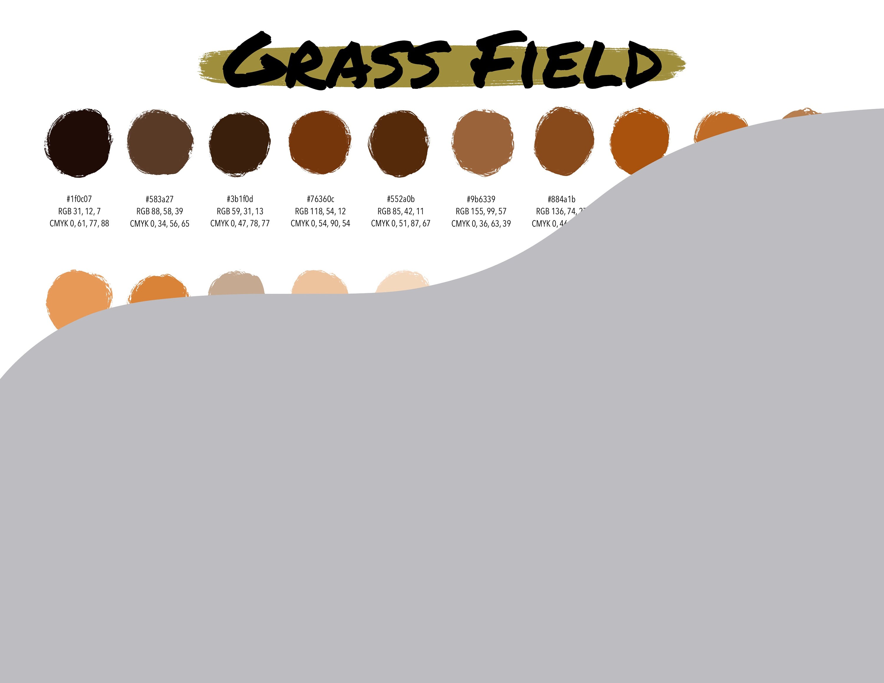 Procreate Color Palette | Grass Field | Instant Download | Digital File ...