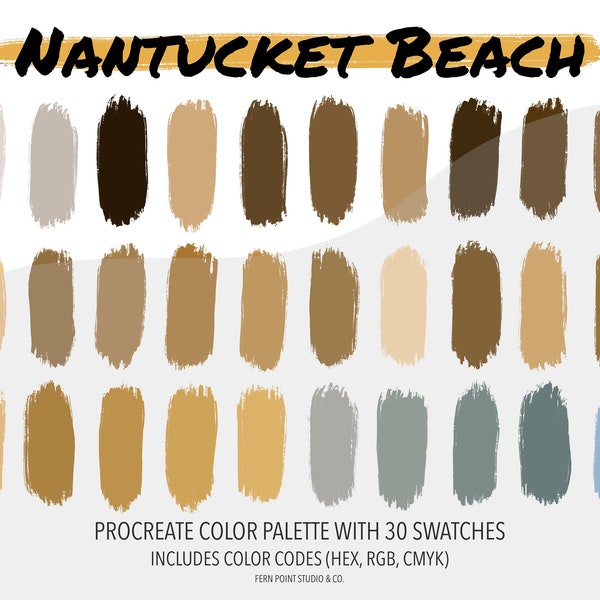 Nantucket Color Palette - Etsy