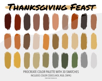 Procreate Color Palette Pink Florals Instant Download Digital File ...