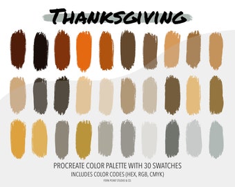 Procreate Color Palette Succulents 3 Instant Download Digital File ...