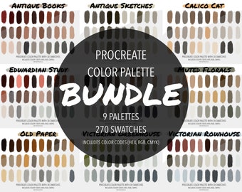 Light Academia Procreate Color Palette, 30 Swatches, Instant Download ...