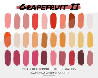 Procreate Color Palette Golden Pears Instant Download Digital File ...