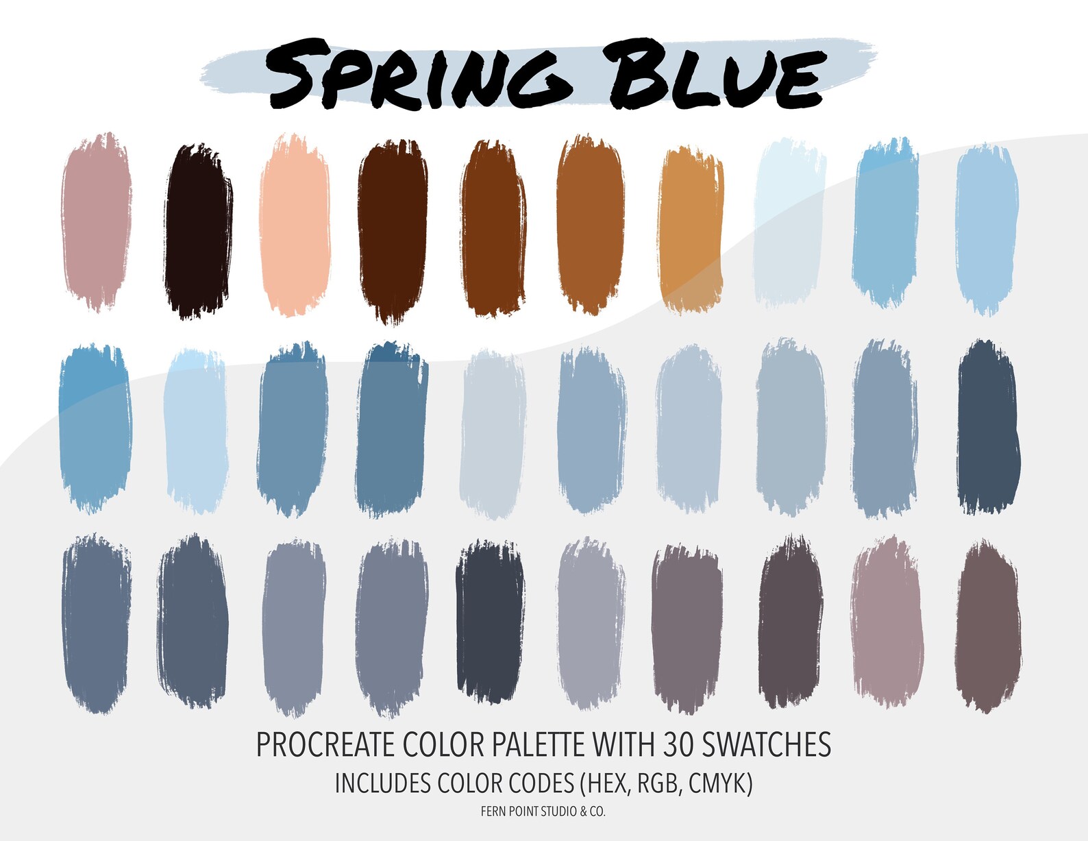 Procreate Color Palette Bundle | 4 Palettes | Spring | Instant Download ...