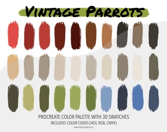 Procreate Color Palette Cherry Blossoms Instant Download Digital File ...