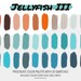 Procreate Color Palette Jellyfish 3 Instant Download Digital File Color ...