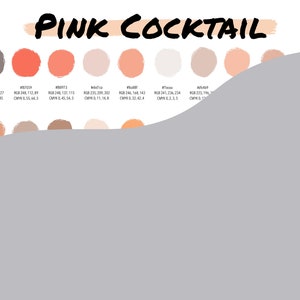 Procreate Color Palette | Grapefruit | Instant Download | Digital File ...