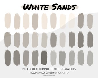 Procreate Color Palette Pink Florals Instant Download Digital File ...