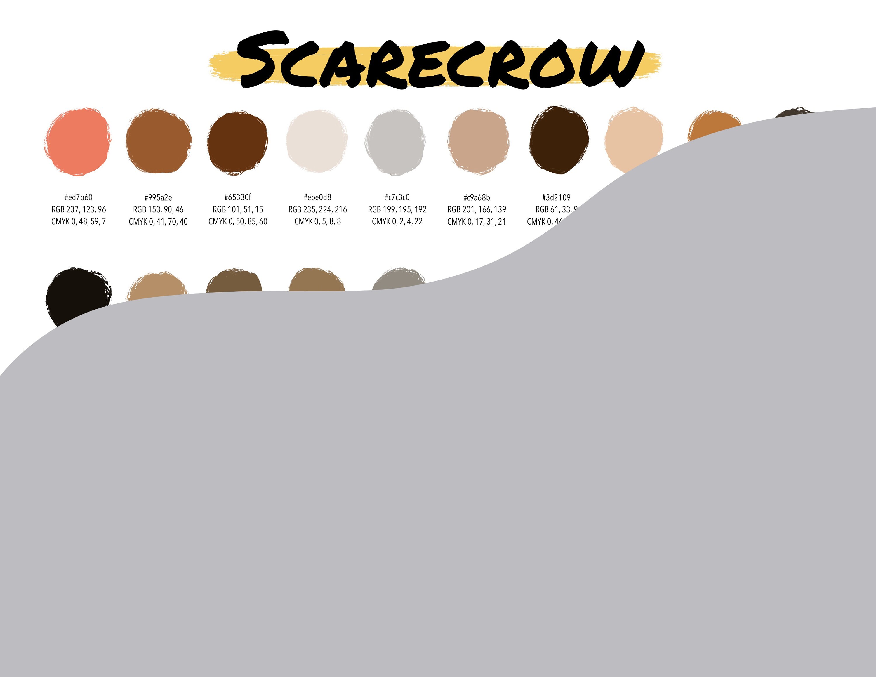 Procreate Color Palette Scarecrow Instant Download Digital File Color ...