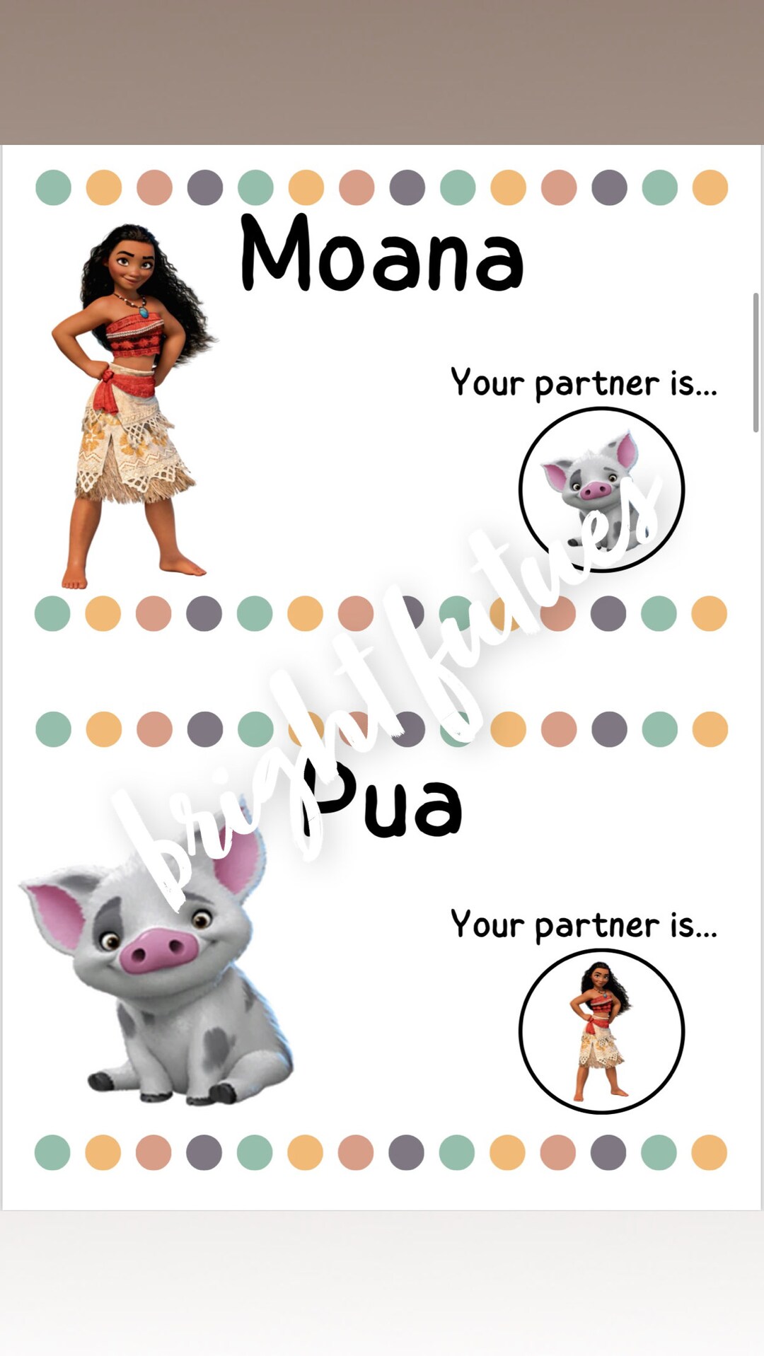 Disney Partner Cards - Etsy