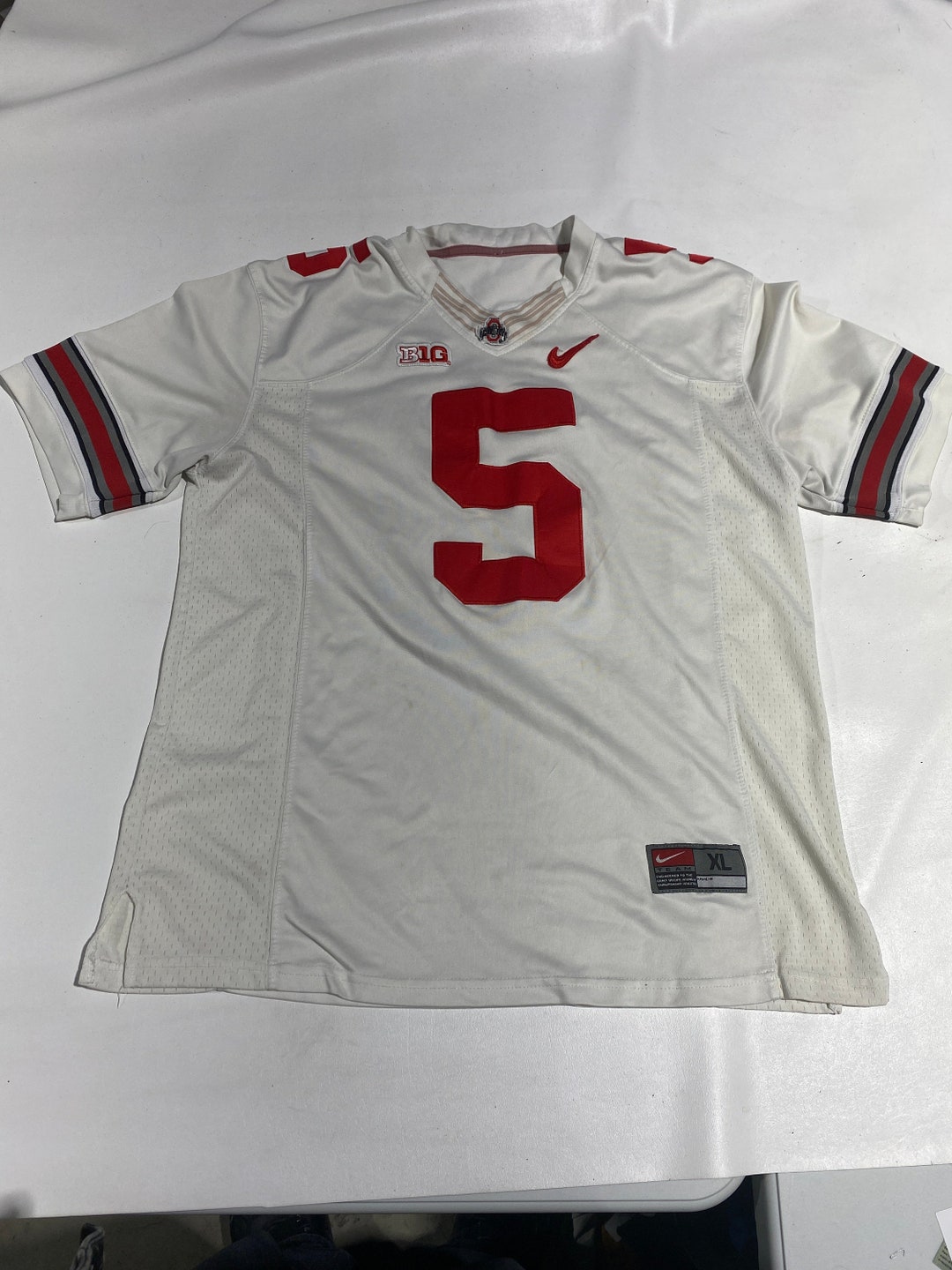 Mens Used Ohio State Football Jersey B. Miller 5 Nike Team XL - Etsy