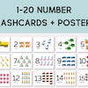 Number Flashcards, Counting Cards, Printable Number Flash Cards, Number ...
