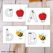 ABC Alphabet Tracing Letters Flashcards Learning Letter Formation Play ...