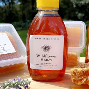 500g of Pure Raw Australian Wildflower Honey From Bluey Creek Apiary - Gold Coast Queensland ...